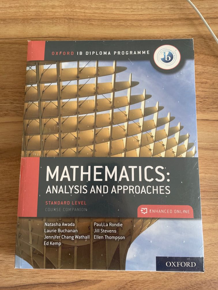 IB SL Mathematics Analysis And Approaches Textbook - UNUSED, Hobbies ...