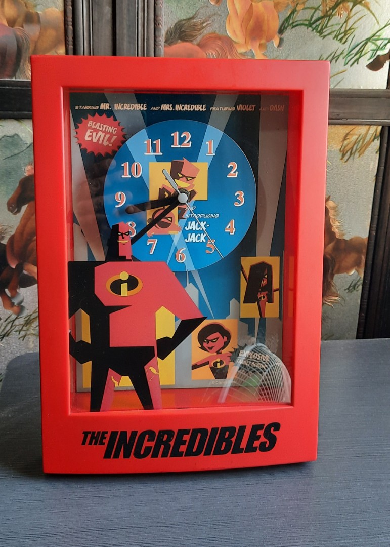 Incredibles Collectibles Wall Clock, Hobbies & Toys, Toys & Games on ...