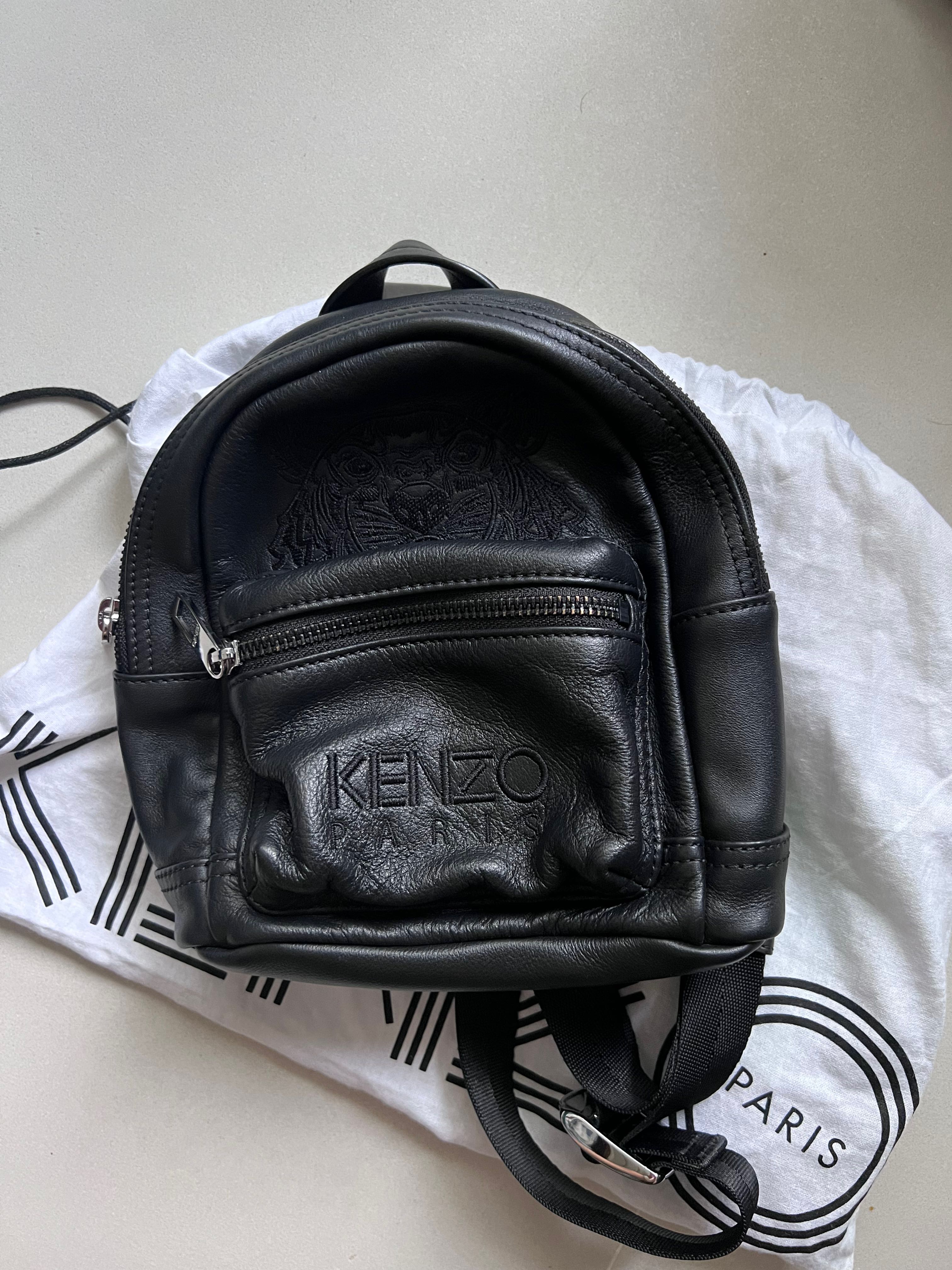 Kenzo Mini Leather Backpack, Luxury, Bags & Wallets on Carousell