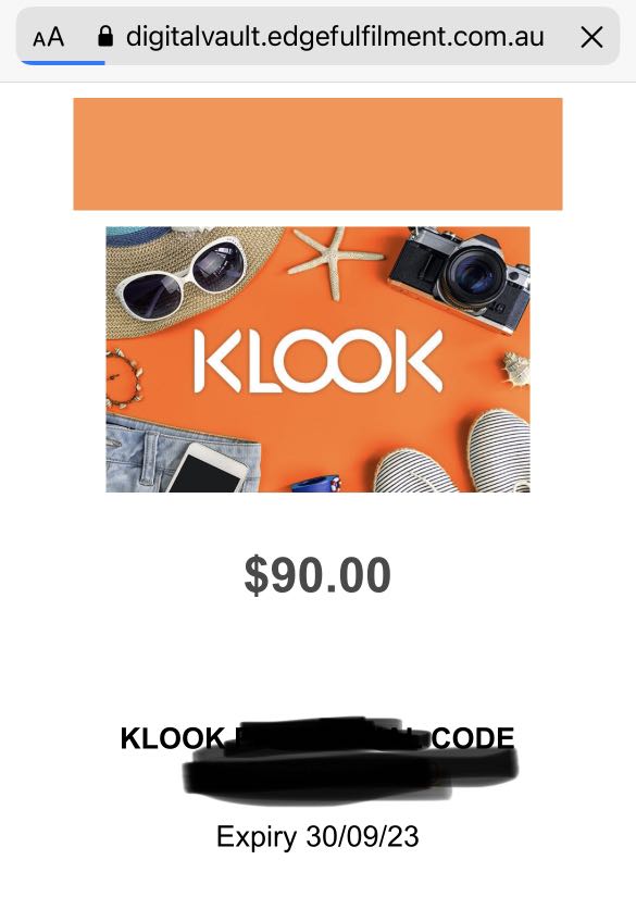 Klook Voucher, Tickets & Vouchers, Vouchers on Carousell