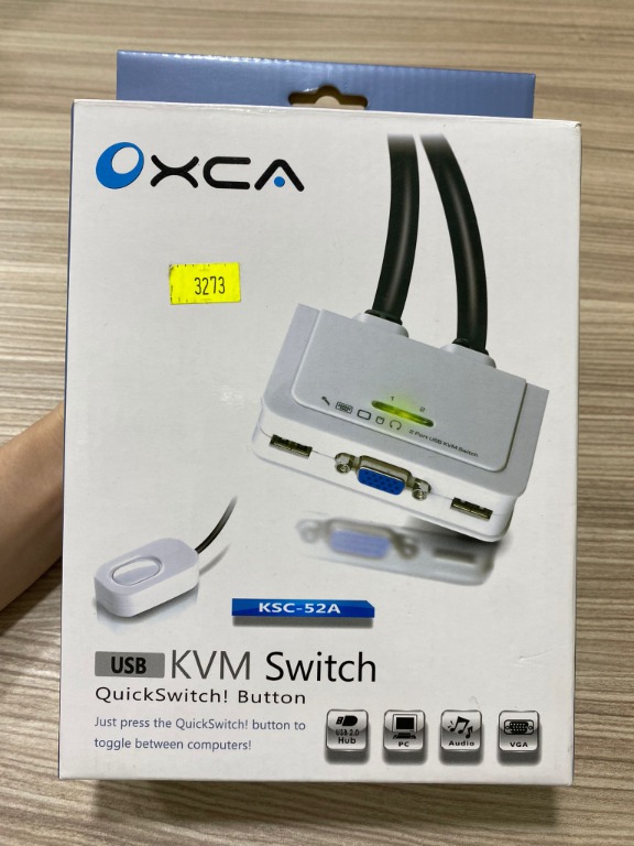 KVM Switch with QuickSwitch! Button, Computers & Tech, Parts ...