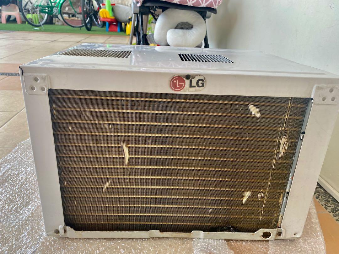 LG aircon window-type non-inverter 0.6hp, TV & Home Appliances, Air ...