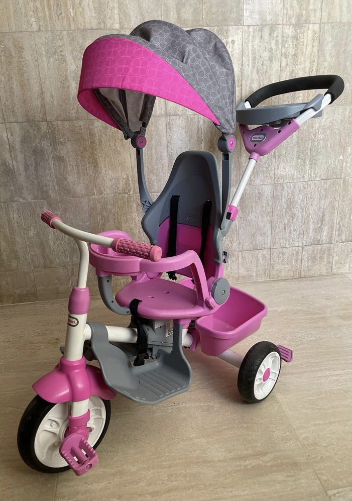 Little Tikes 4-in-1 Tricycle - Pink, Babies & Kids, Going Out, Other Babies Going Out Needs on ...