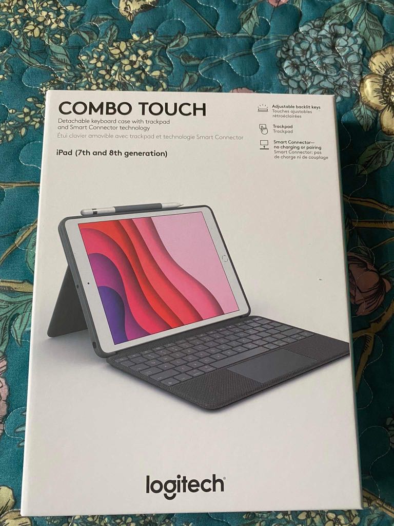 Logitech detachable keyboard case with trackpad (Combo Touch) (Ipad 7th ...