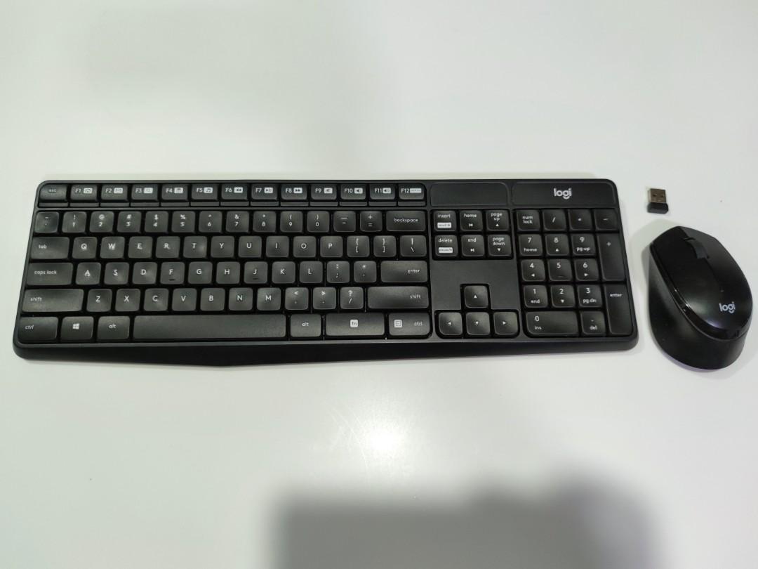 Logitech Silent Wireless Combo Mouse M330C Keyboard K235, Computers ...