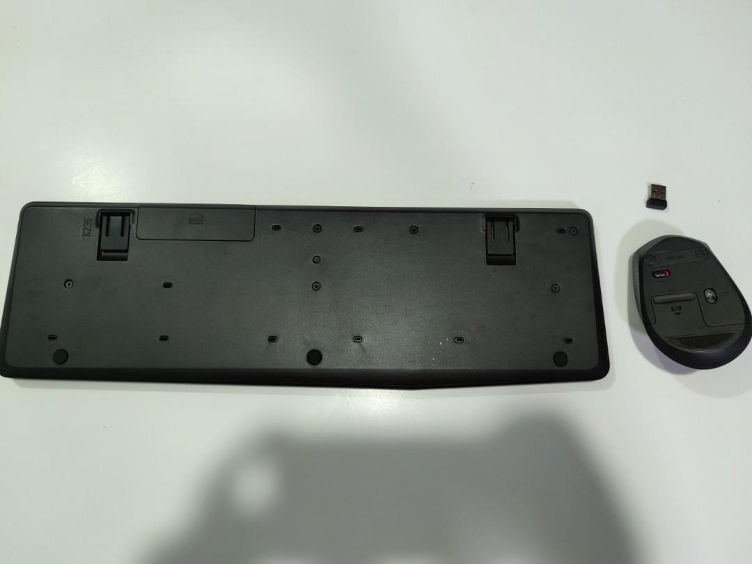 Logitech Silent Wireless Combo Mouse M330c Keyboard K235 Computers