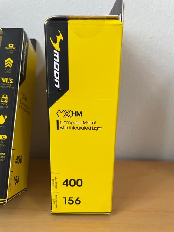 Moon MX : HM Bike Front Light with GPS Mount, Sports Equipment ...
