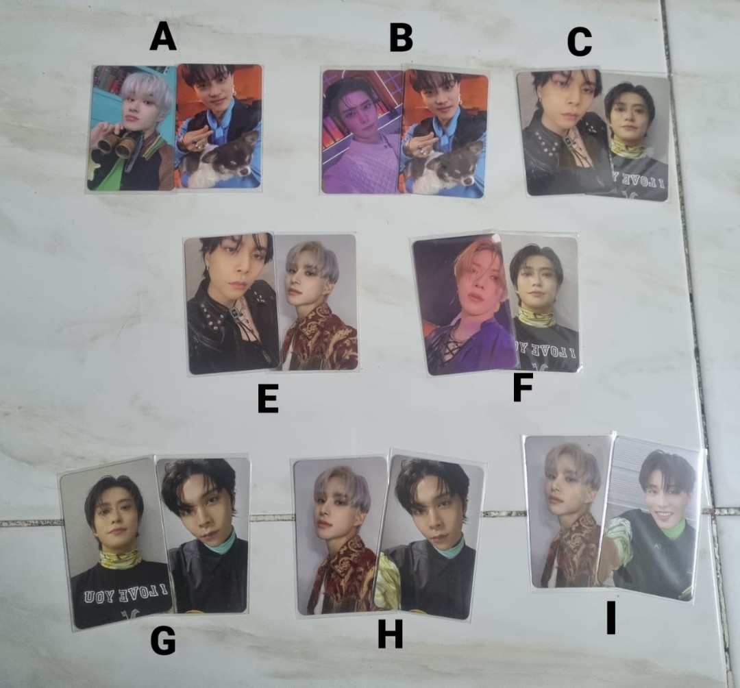 NCT 127 Sticker Album Official Photocard Jaehyun Jungwoo Johnny Taeil ...