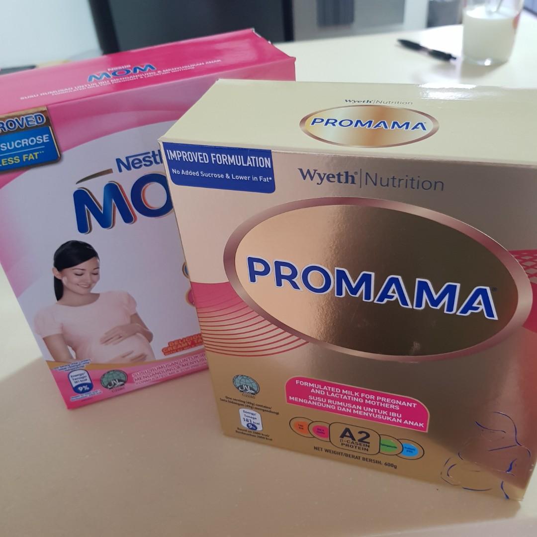 Nestle and promama milk for pregnant women, Food & Drinks, Beverages on Carousell