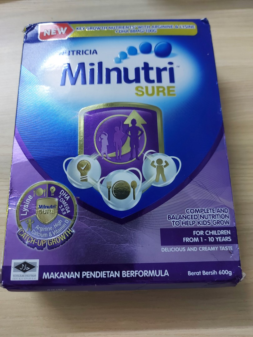 Nutricia Milnutri SURE 600gram, Babies & Kids, Going Out, Other Babies ...