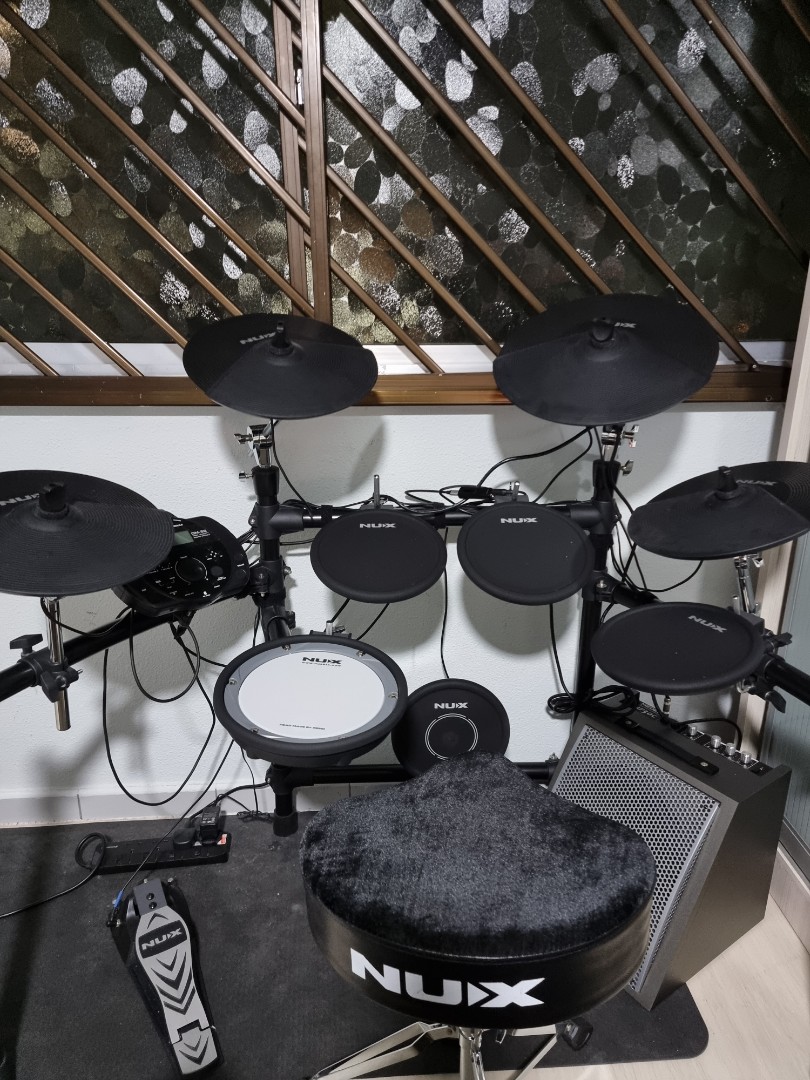 NUX DM5S with Medeli Amplifier, Hobbies & Toys, Music & Media, Musical ...