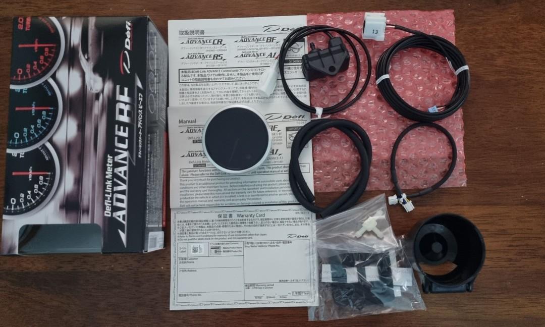 ORIGINAL Defi Boost Gauge 2 Bar with Sensor., Car Accessories, Accessories on Carousell
