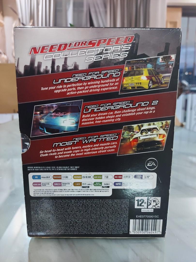 Original Need For Speed collection series with activation code for PC ...