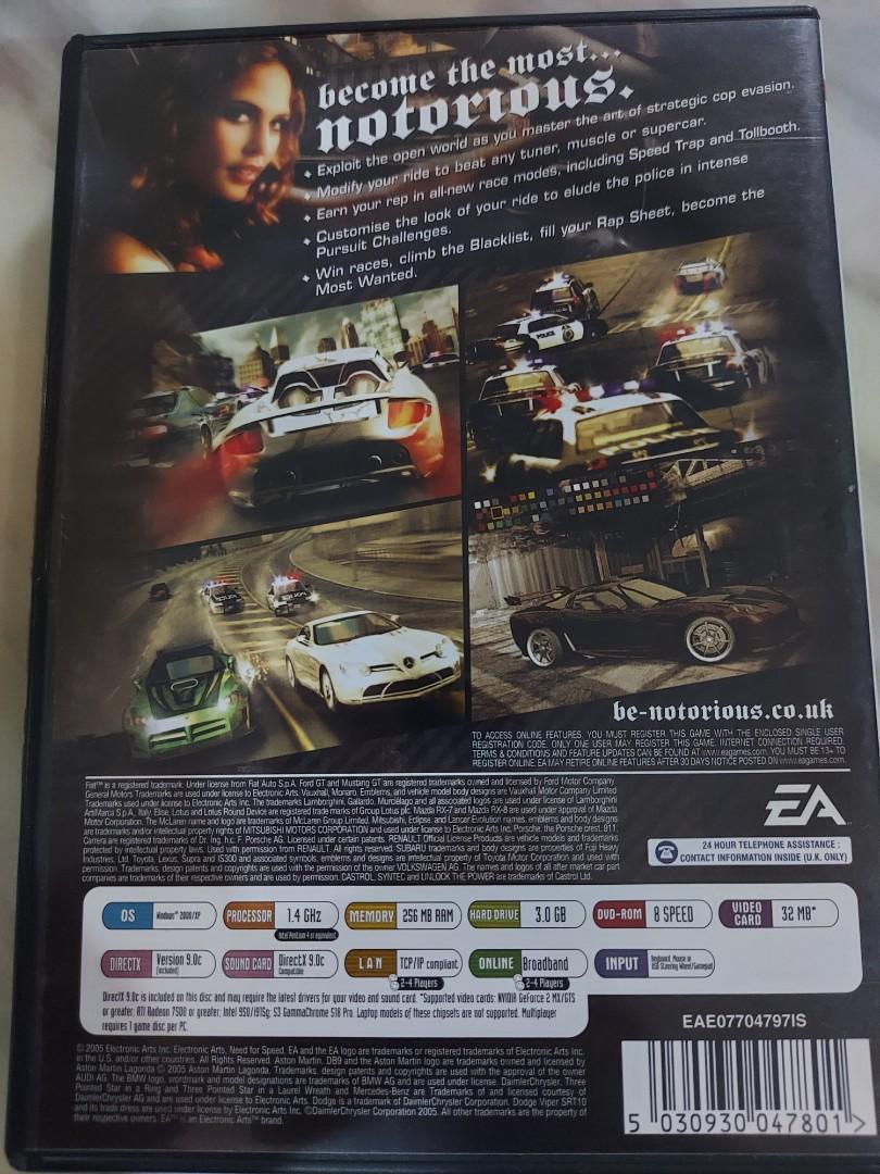 Original Need For Speed collection series with activation code for PC ...
