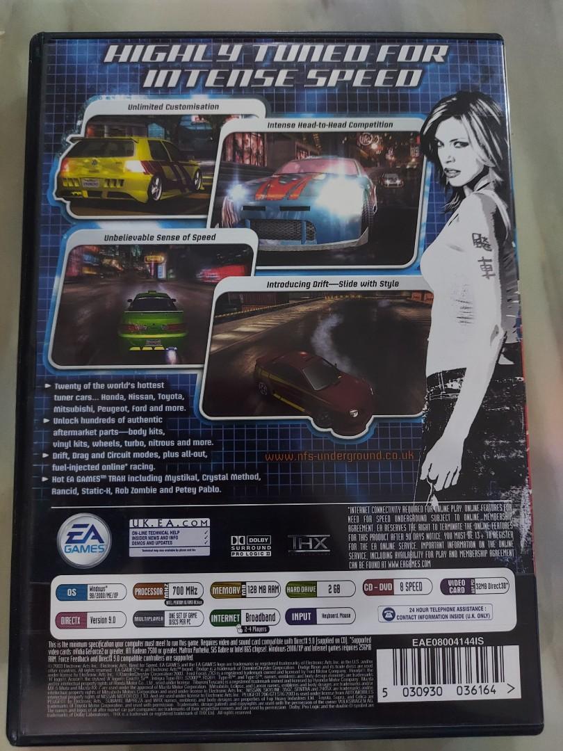 Original Need For Speed collection series with activation code for PC ...