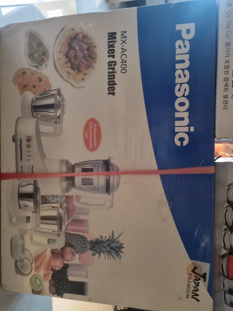 Panasonic MX AC400 Mixer Grinder, TV & Home Appliances, Kitchen ...