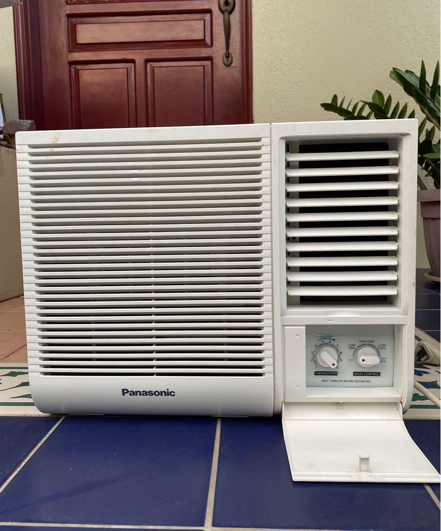 Panasonic Window Type Aircon 1HP, TV & Home Appliances, Air ...