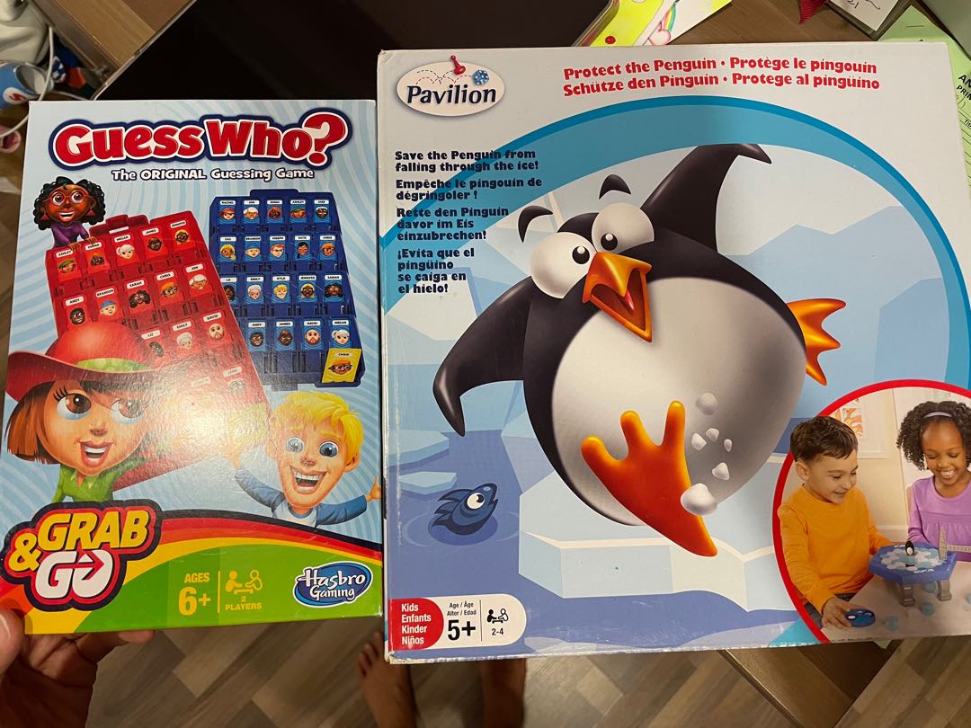Penguin Ice Breaker and Guess Who games, Hobbies & Toys, Toys & Games ...