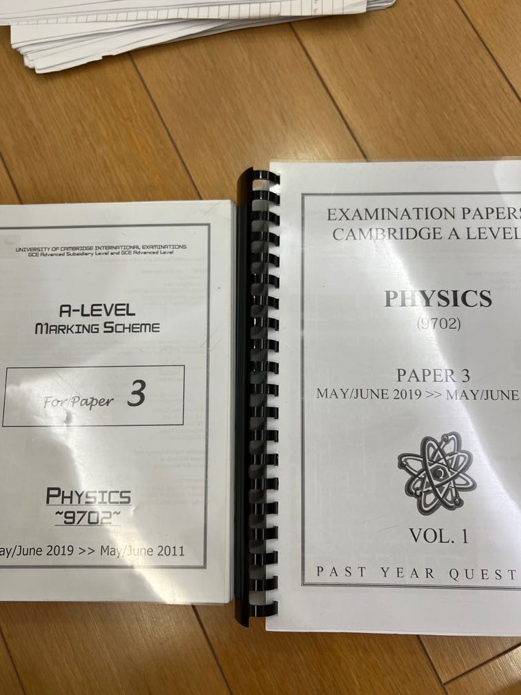 AS Physics paper 3 past year + mark scheme, Hobbies & Toys, Books ...
