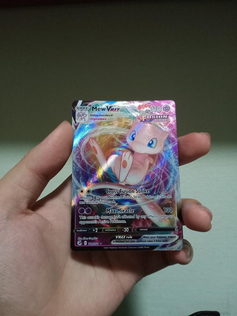 Pokemon Mex Vmax Fusion Strike, Hobbies & Toys, Toys & Games on Carousell