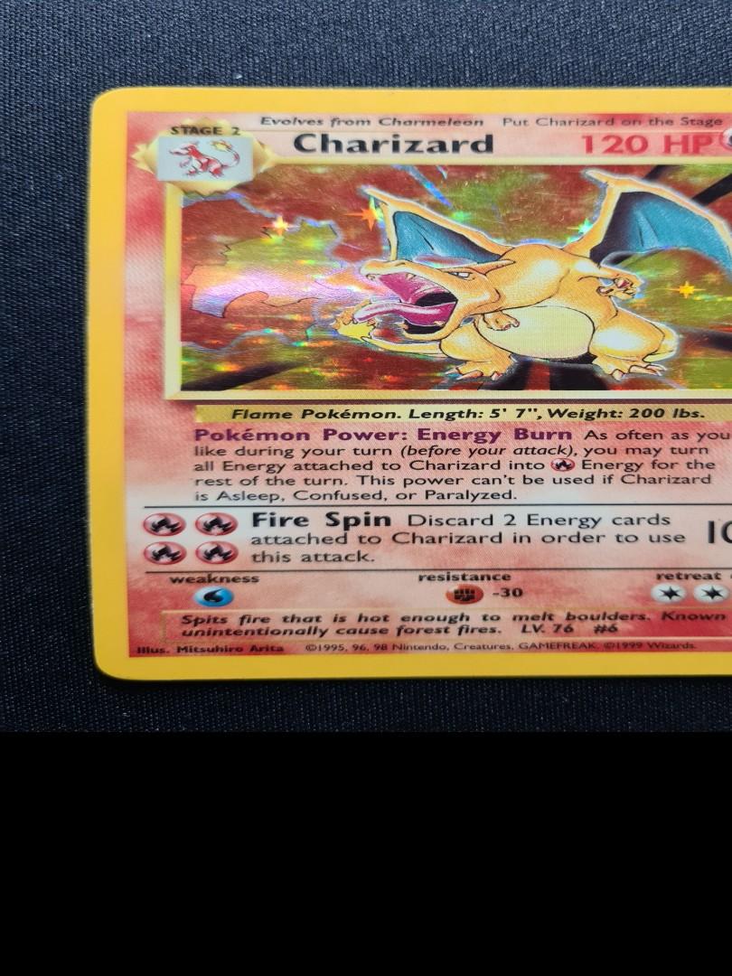 Charizard Base Set 4/102 Holo Rare Pokémon TCG, Hobbies & Toys, Toys ...