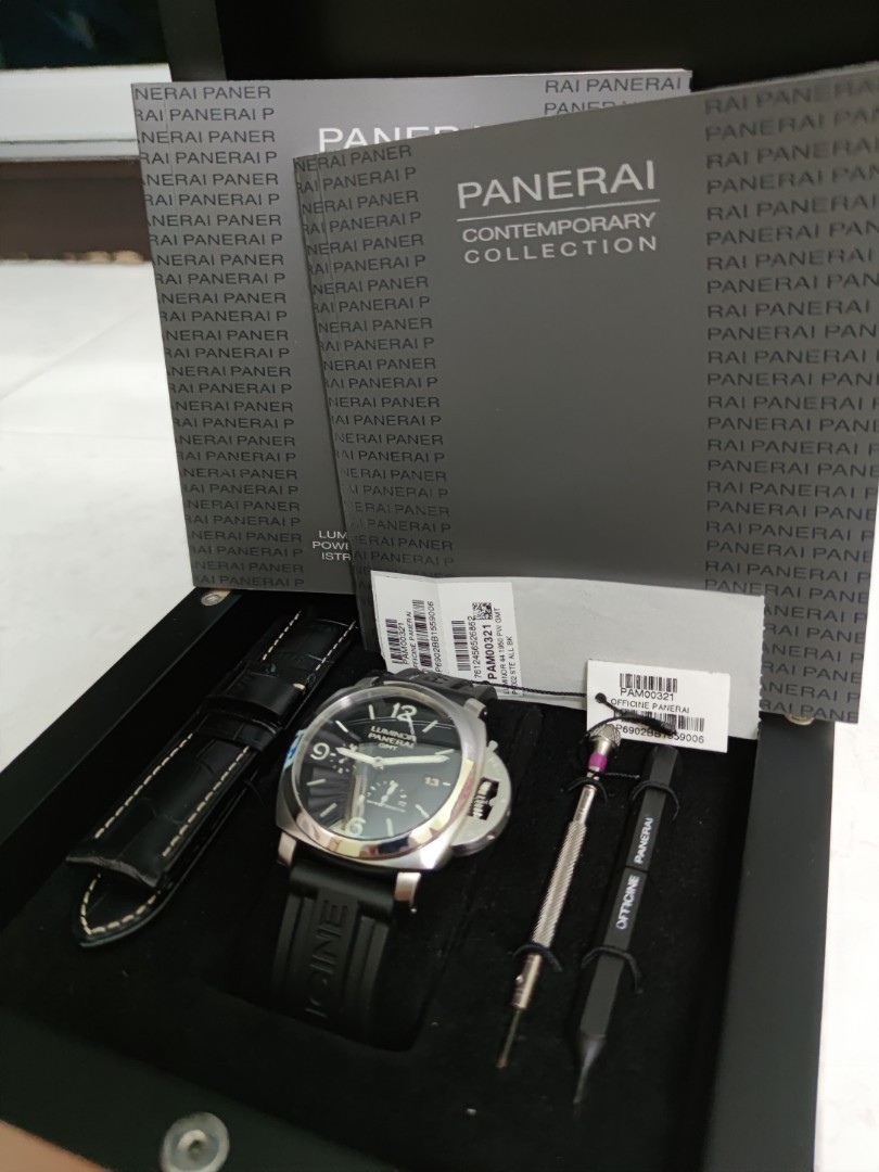 Panerai GMT Power Reserve PAM 321, Luxury, Watches on Carousell
