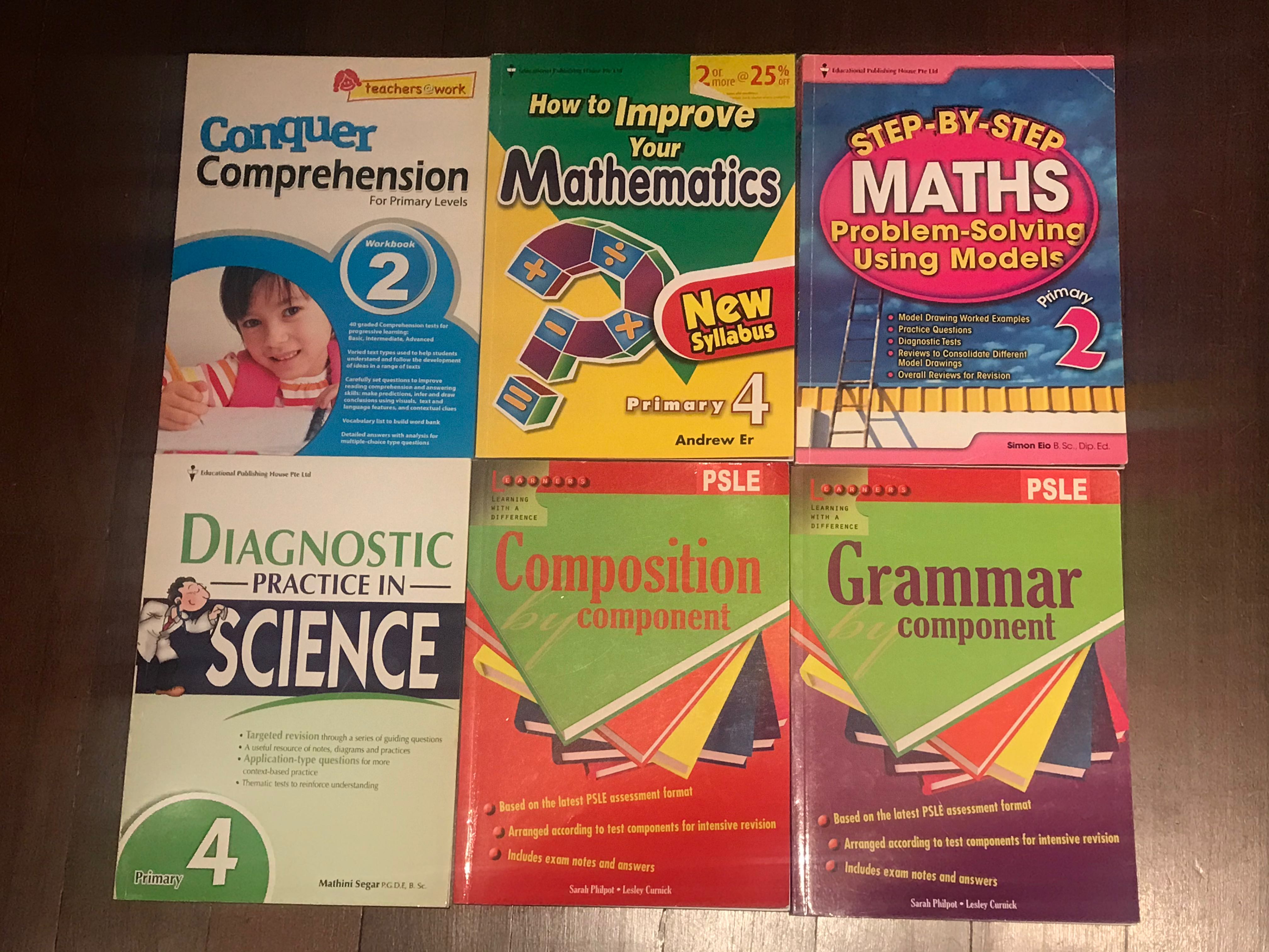 Primary school assorted assessment exercise books, Hobbies & Toys ...
