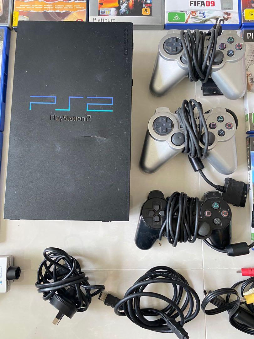 Playstation 2 whole set with game, Video Gaming, Video Game Consoles ...