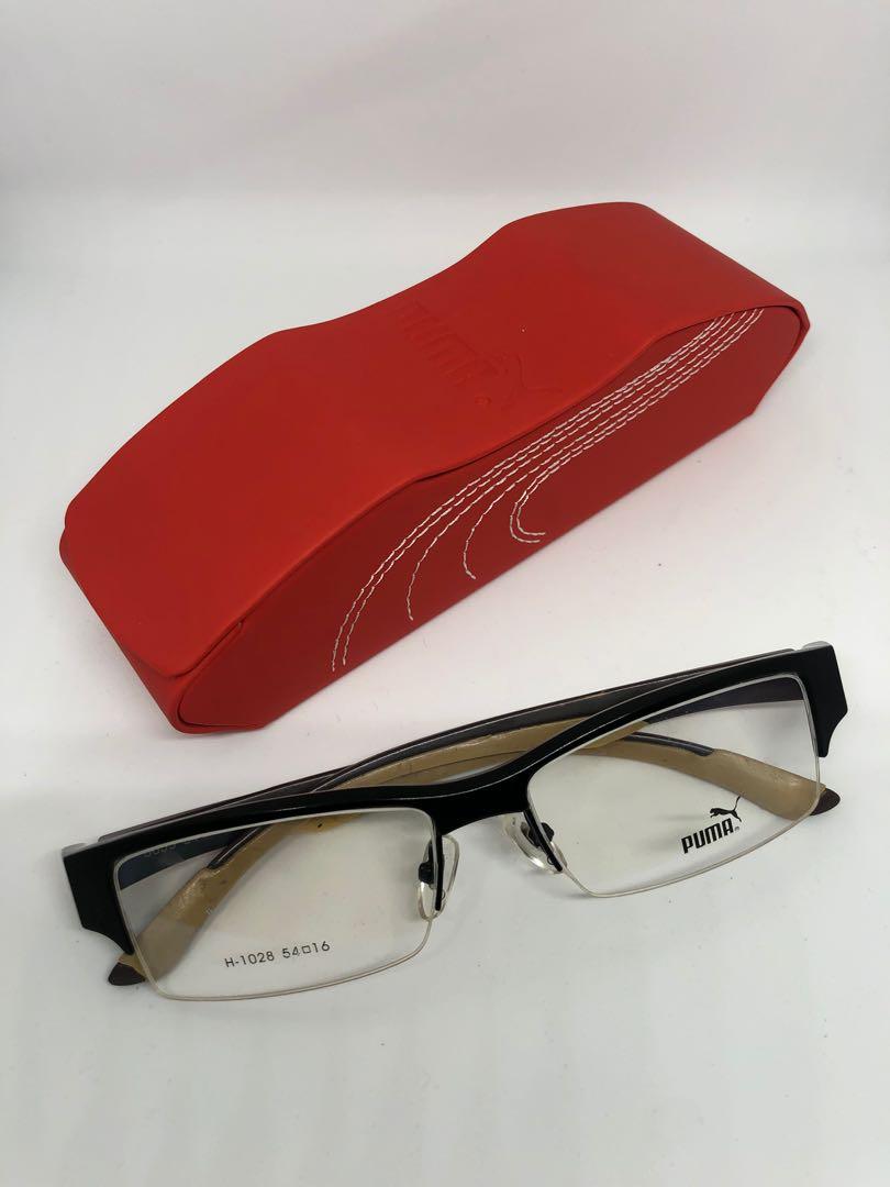 PUMA Semi Rimless Sport Glasses Frames, Men's Fashion, Watches ...