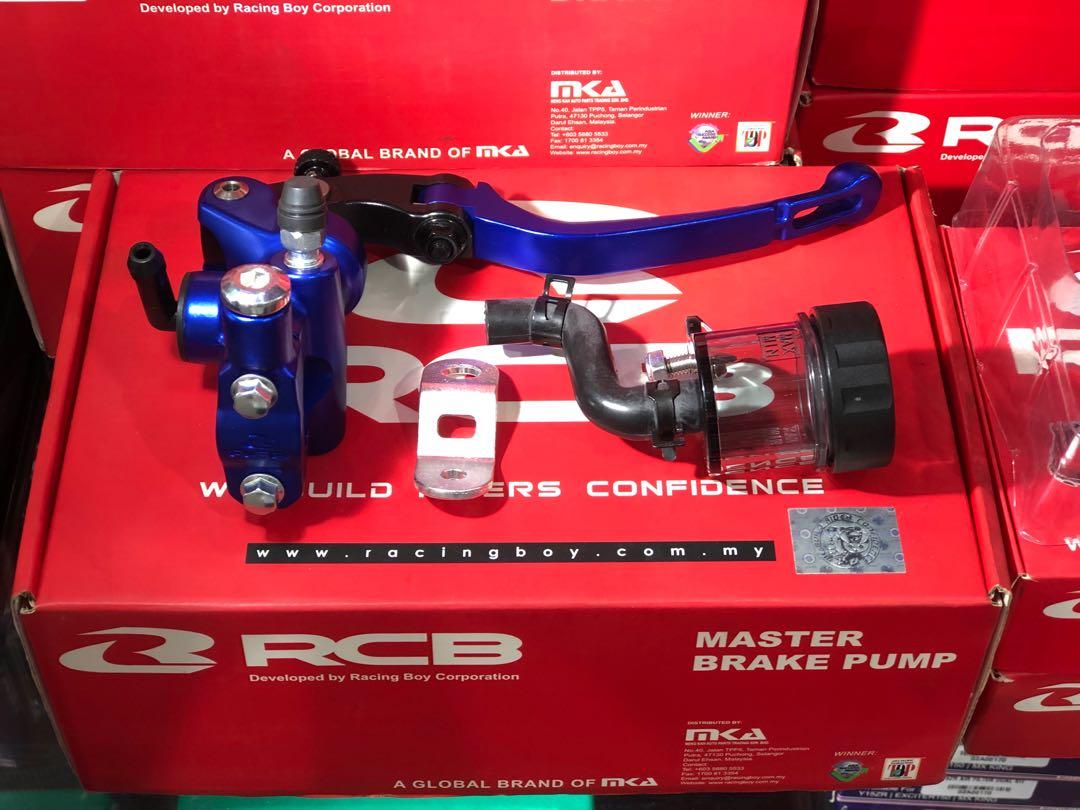 RCB MASTER BRAKE PUMP AND LEVER SET, Motorcycles, Motorcycle ...