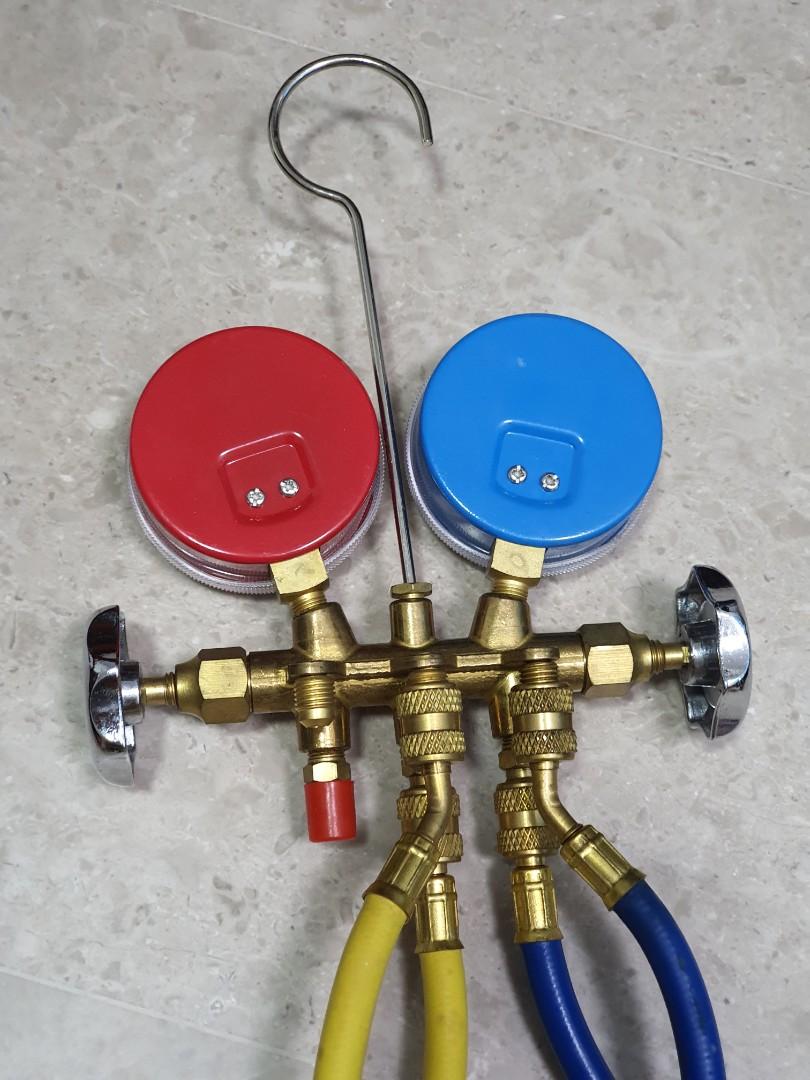 Refrigerant Pressure Gauge Set Aircond Tool, TV & Home Appliances ...