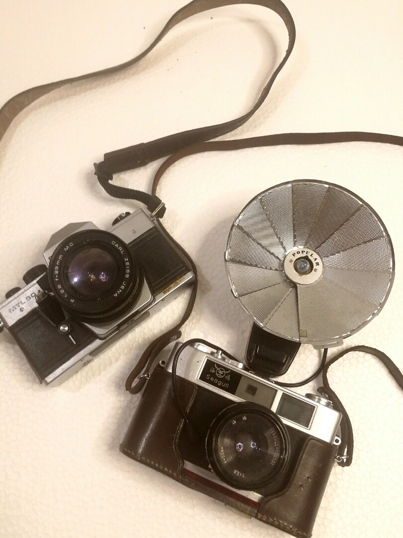 Retro cameras for display, Photography, Cameras on Carousell