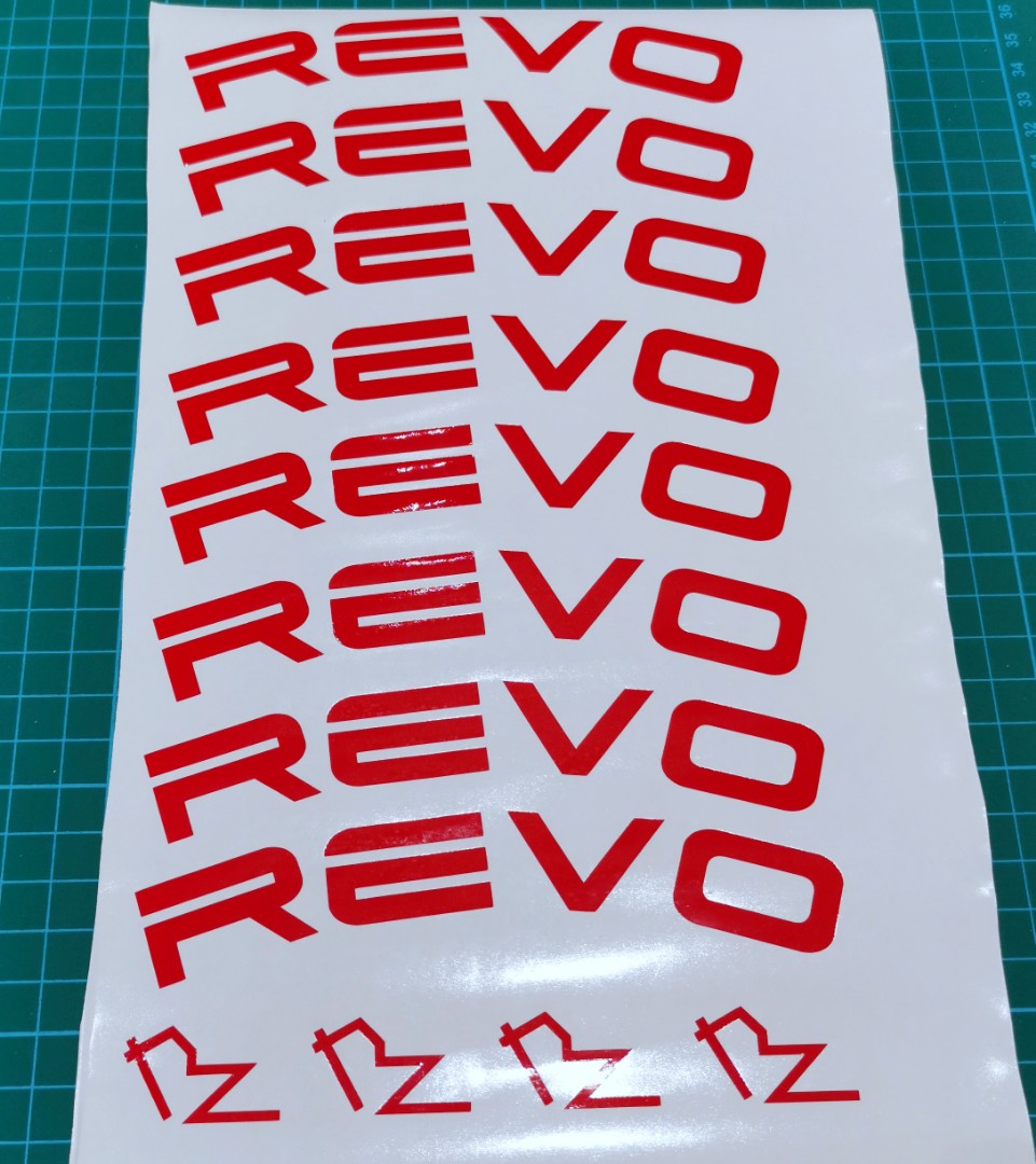REVO rim stickers, Sports Equipment, Bicycles & Parts, Parts ...