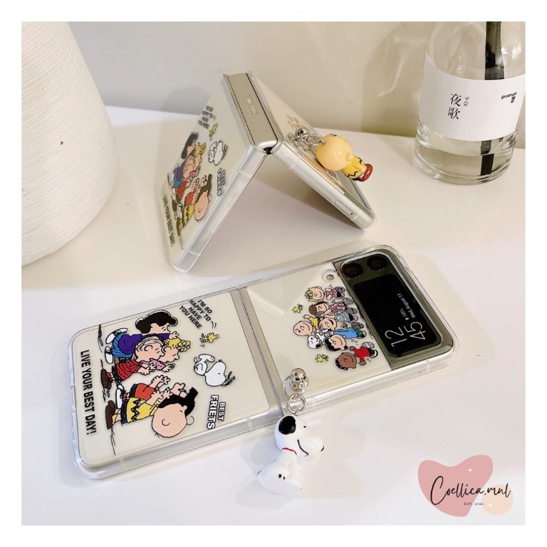 [Samsung] Coellica's Snoopy and Charlie Samsung Galaxy Z Flip 3 5G Cute ...