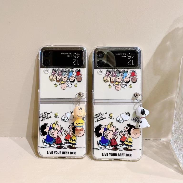 [Samsung] Coellica's Snoopy and Charlie Samsung Galaxy Z Flip 3 5G Cute ...