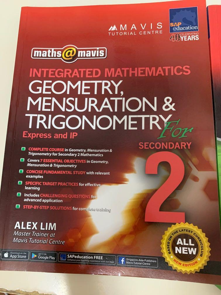 secondary 2 integrated maths@mavis, Hobbies & Toys, Books & Magazines ...