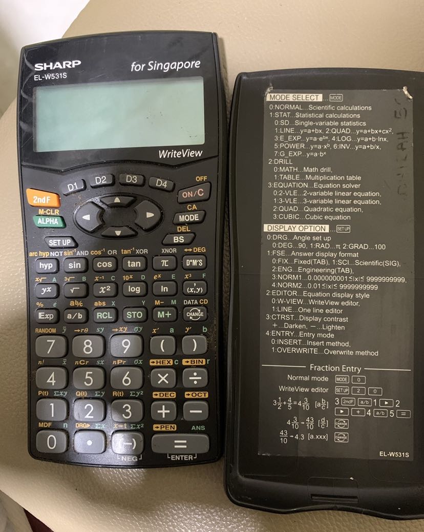 Sharp & Casio Calculators, Computers & Tech, Parts & Accessories, Other ...