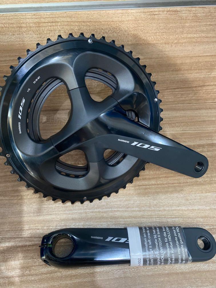 Shimano 105 R7000 165mm Crankset Crank set front chainwheel, Sports ...