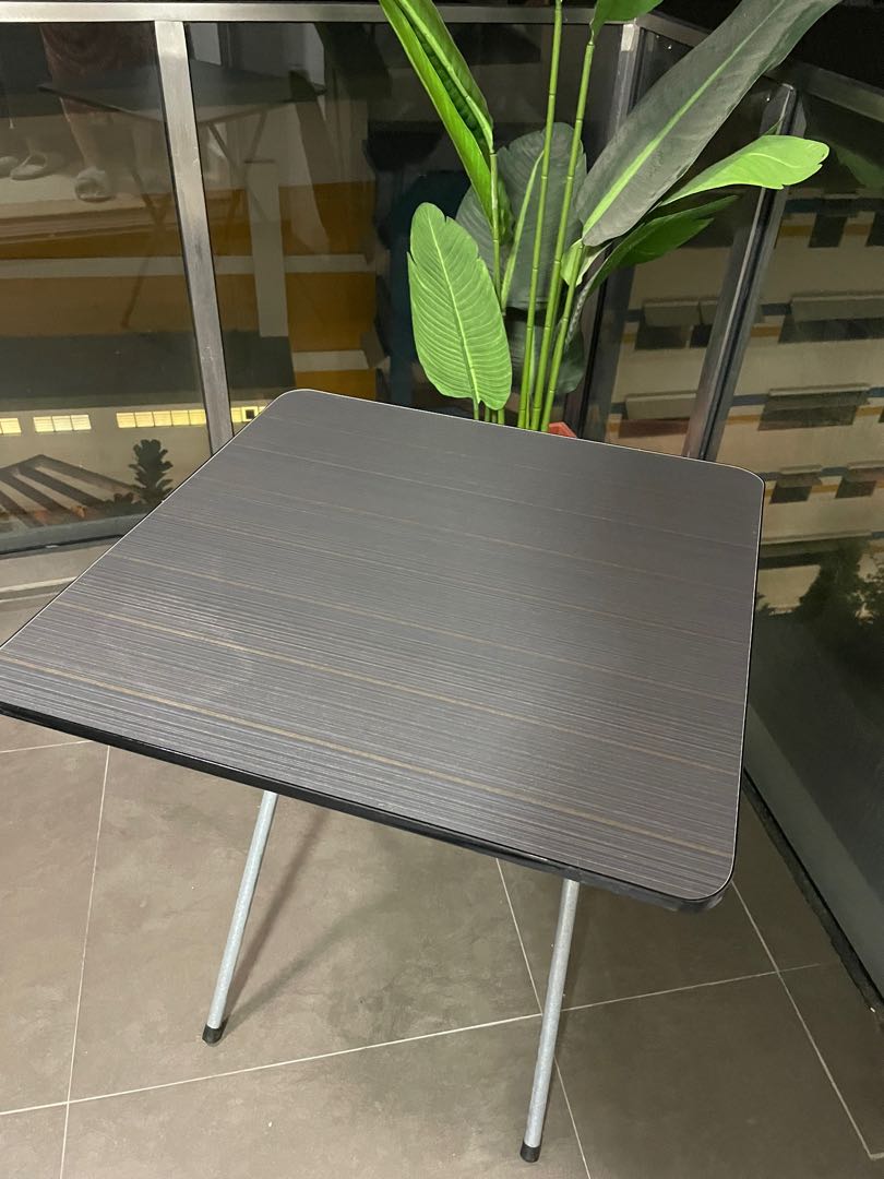 square black folding table, Furniture & Home Living, Furniture, Tables ...