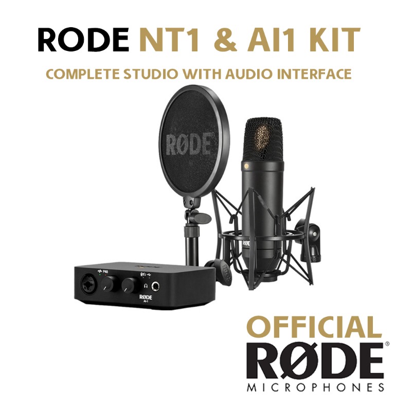 [Stay at Home] Rode NT1 Complete Studio Kit (including AL-1 audio ...