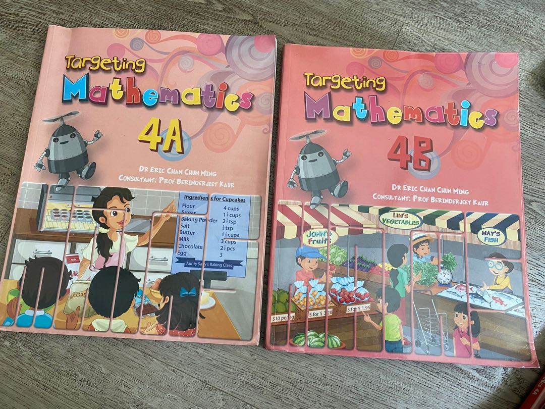 Targeting Math 4A & 4B, Hobbies & Toys, Books & Magazines, Textbooks on ...