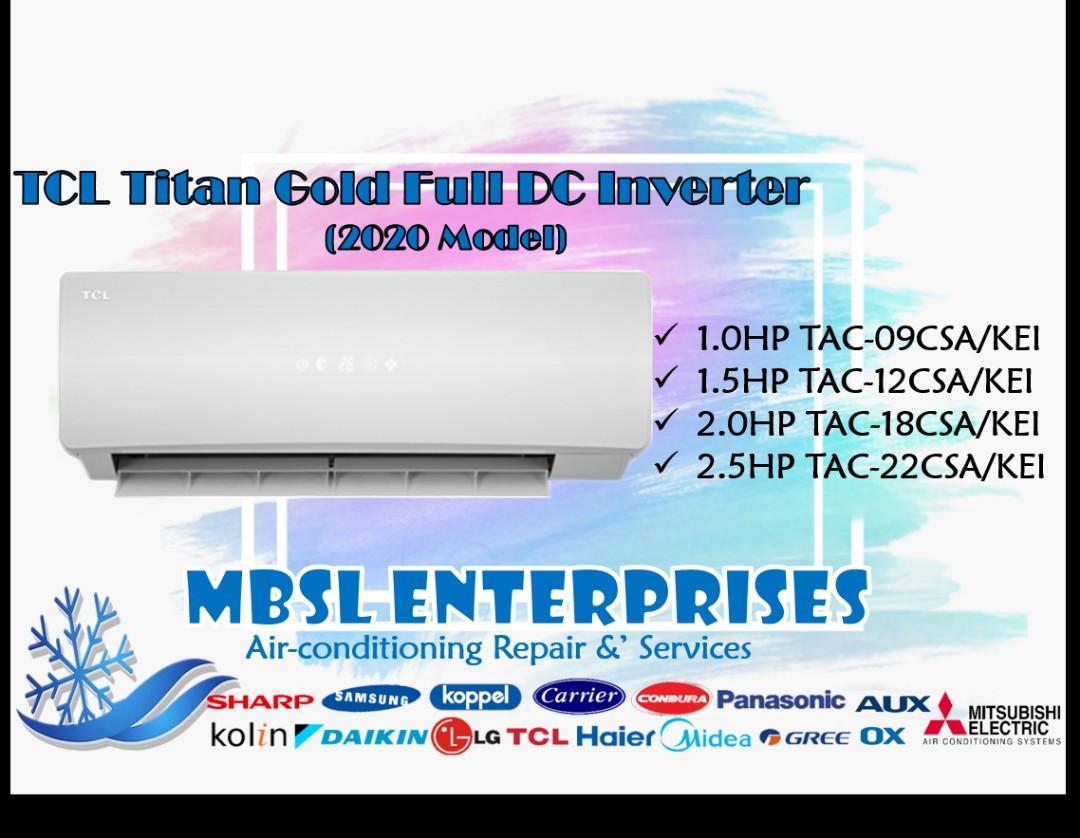 TCL full DC inverter, TV & Home Appliances, Air Conditioning and ...