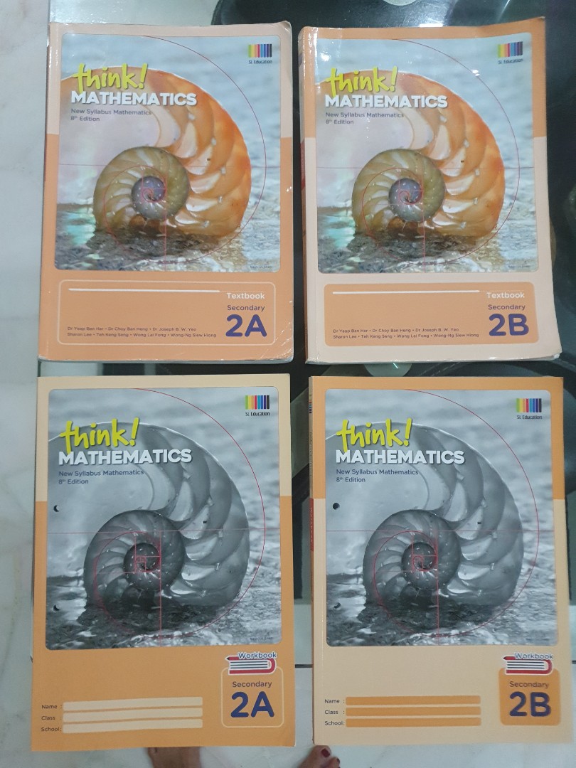 Think! MATHEMATICS (2A and 2B textbooks and workbooks), Hobbies & Toys ...