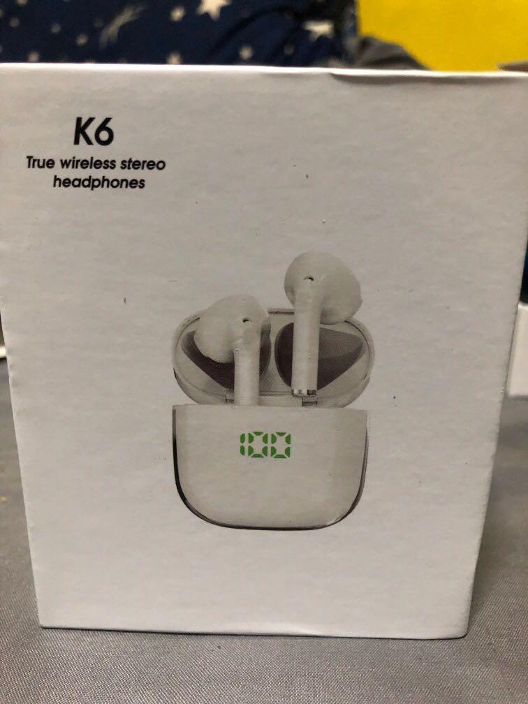 TWS K6 Headphone Bluetooth, Audio, Earphones on Carousell