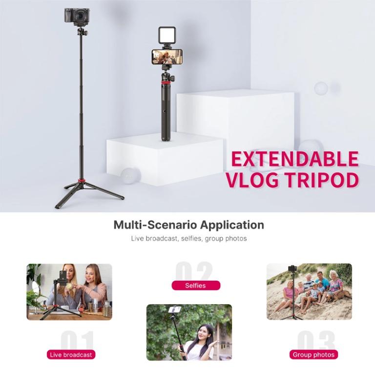 Ulanzi MT-44 Extendable Vlog Tripod with Built In Ball Head ...