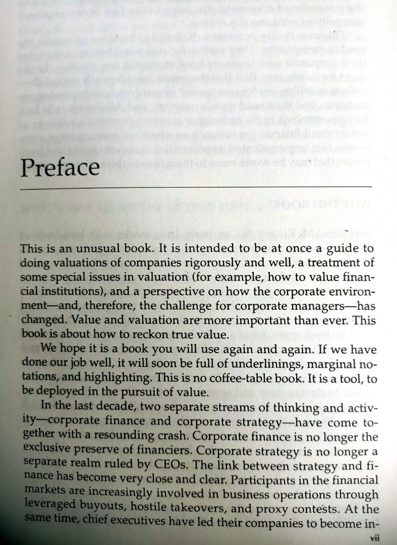 Valuation: Measuring & Managing the Value of Companies by McKinsey ...