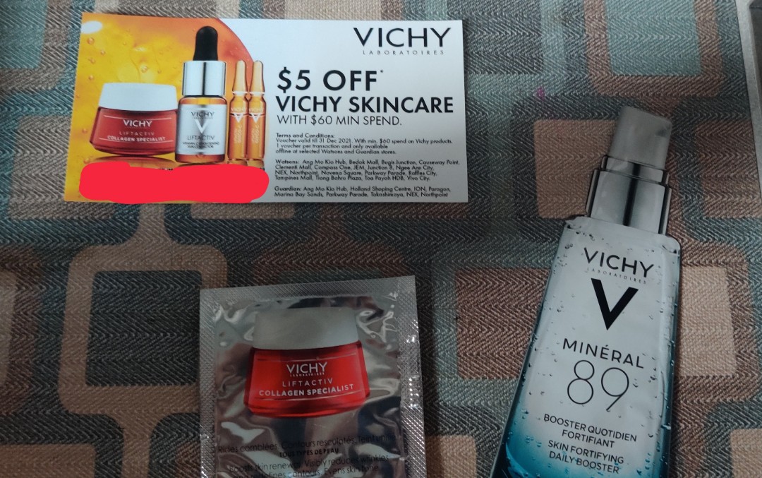 Vichy samples, Beauty & Personal Care, Face, Face Care on Carousell
