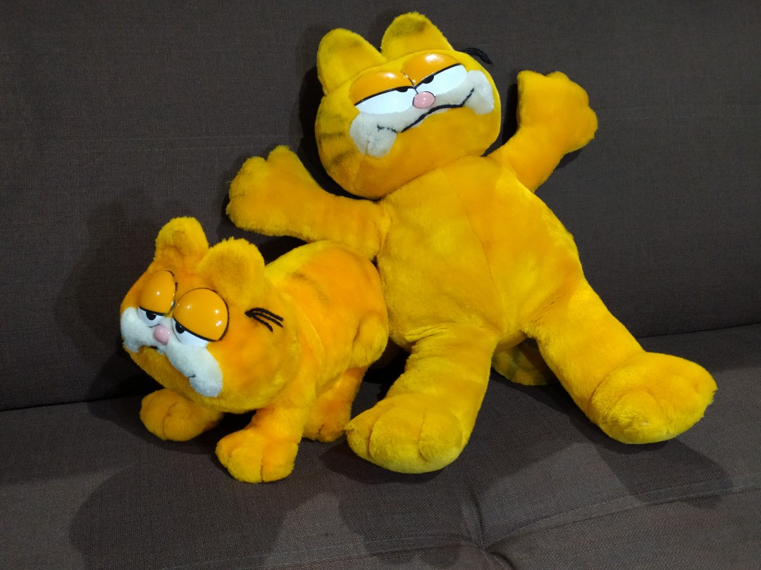 Vintage 3 Garfield plush soft toy, Hobbies & Toys, Memorabilia ...