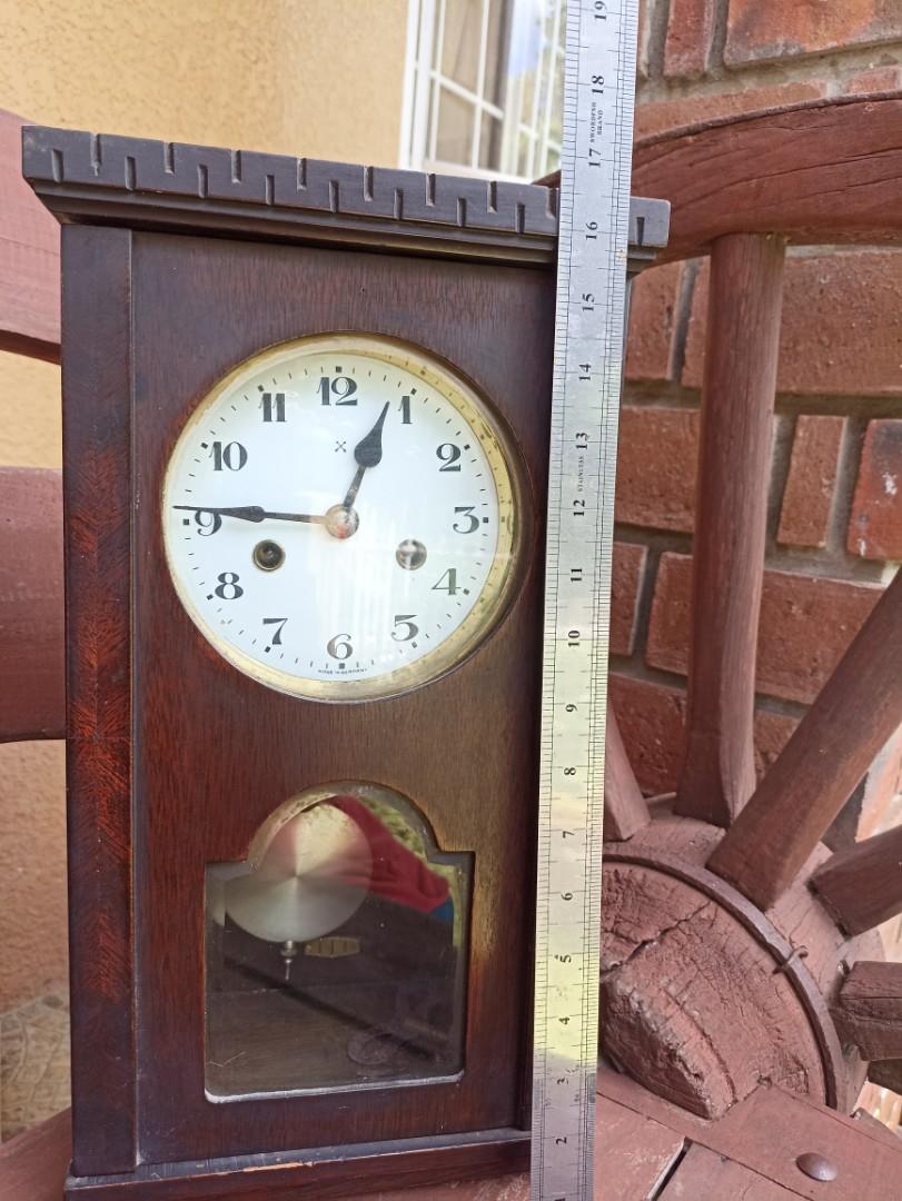 Vintage HAC (Hamburg American Clock Company) Mechanical Wall Clock ...