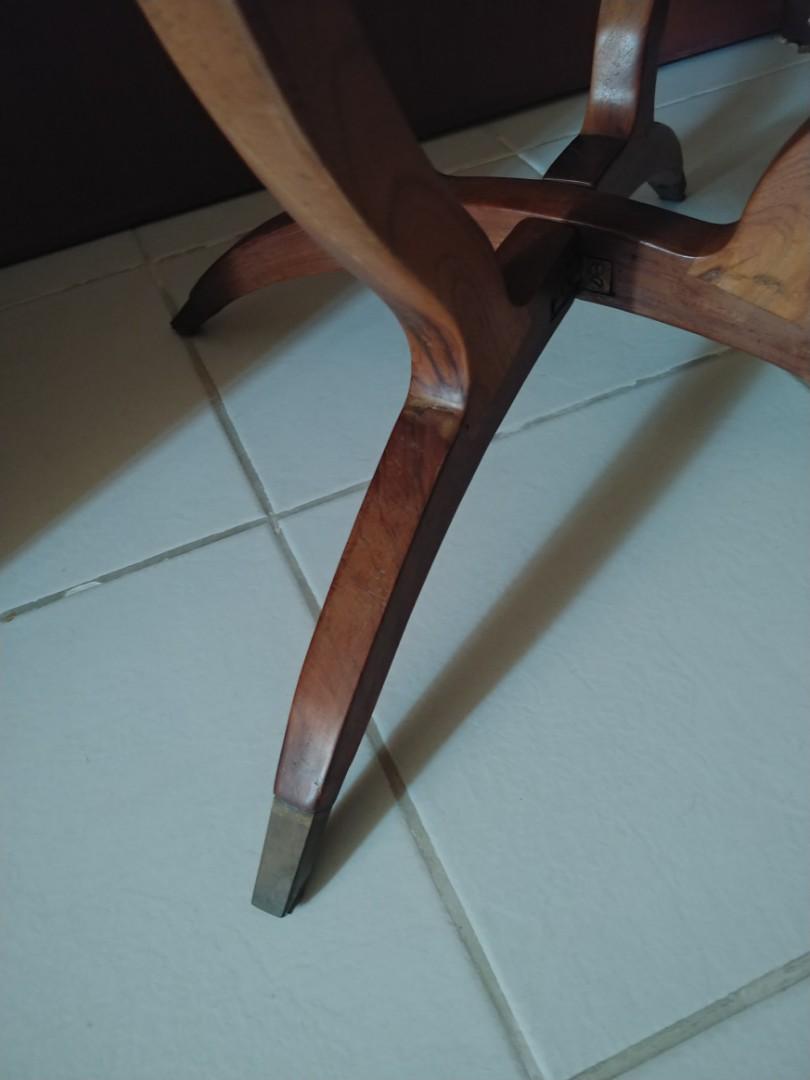 Vintage Teak Wood Small Table, Furniture & Home Living, Furniture ...